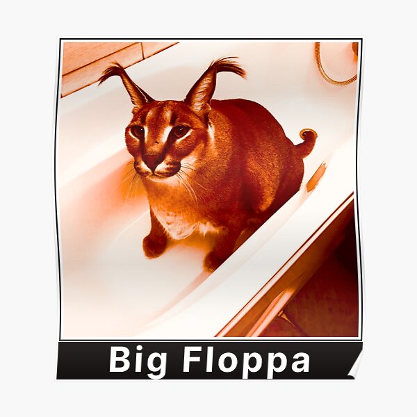 "Big Floppa - floppa lovers" Poster for Sale by kyrosss | Redbubble