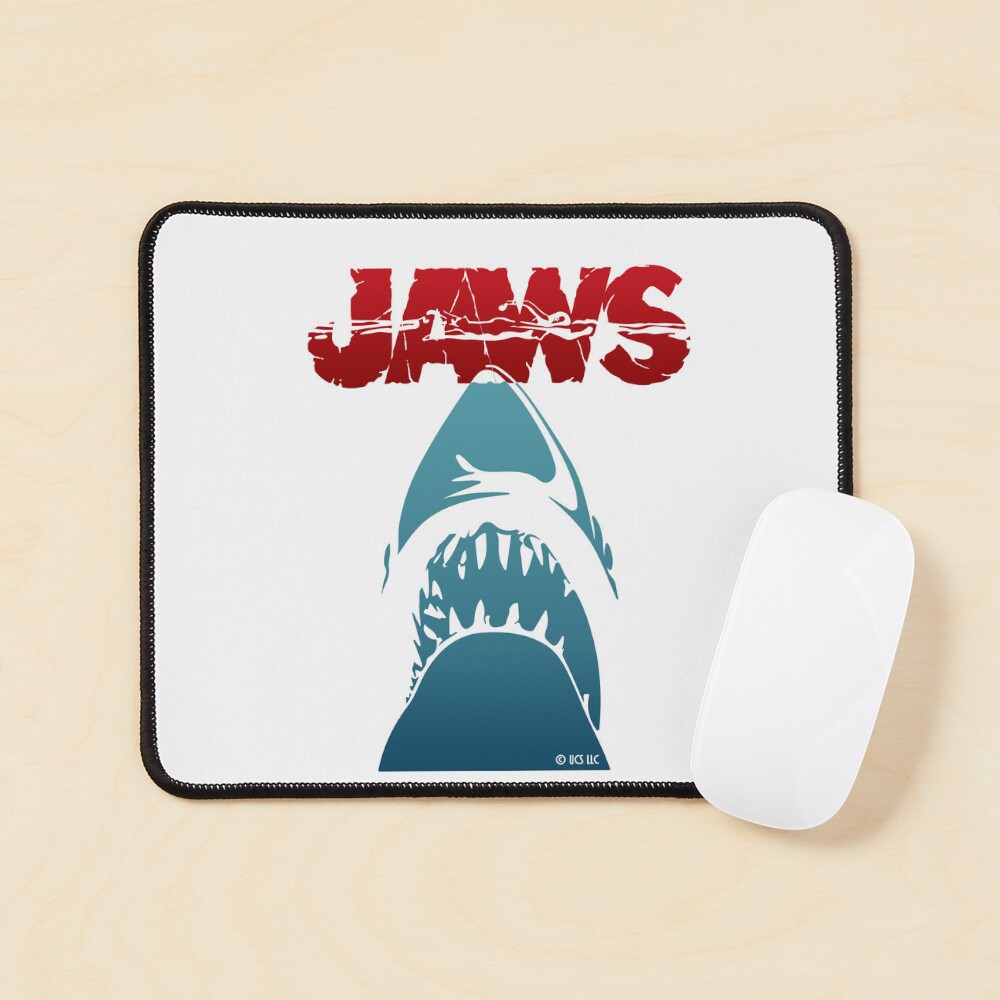 "JAWS - GREAT WHITE DANGEROUS SHARK color" Sticker for Sale by ...