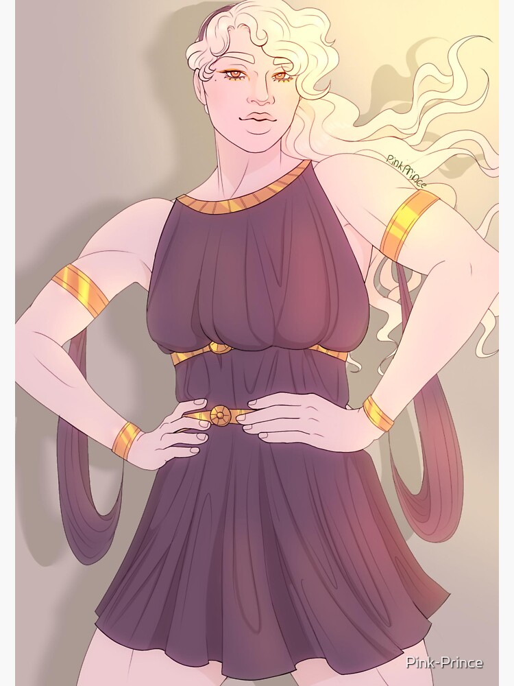 "Makaria, Goddess of Blessed Death" Sticker for Sale by Pink-Prince ...