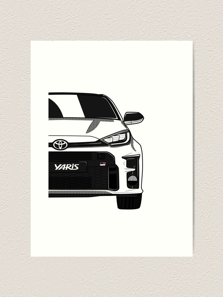 "Toyota Yaris GR - GR Yaris Gazoo Racing | Japanese sports car" Art ...