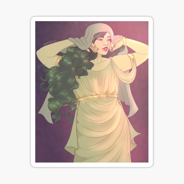 "Ananke, Goddess of inevitability, compulsion and necessity" Sticker ...