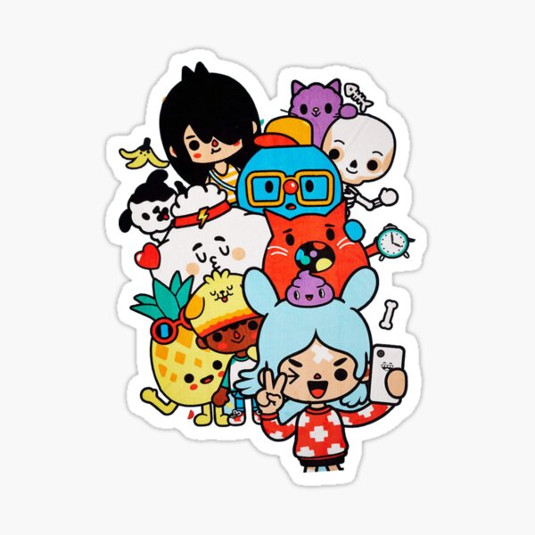 "Toca Boca Toca Boca 2021 Toca Life World" Sticker by kidsweb | Redbubble