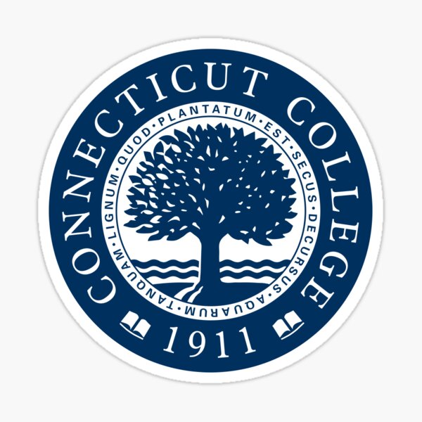 "Conn College " Sticker by piercemarra | Redbubble