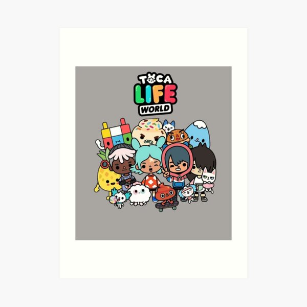 "Toca Boca Toca Boca 2021 Toca Life World" Art Print for Sale by ...