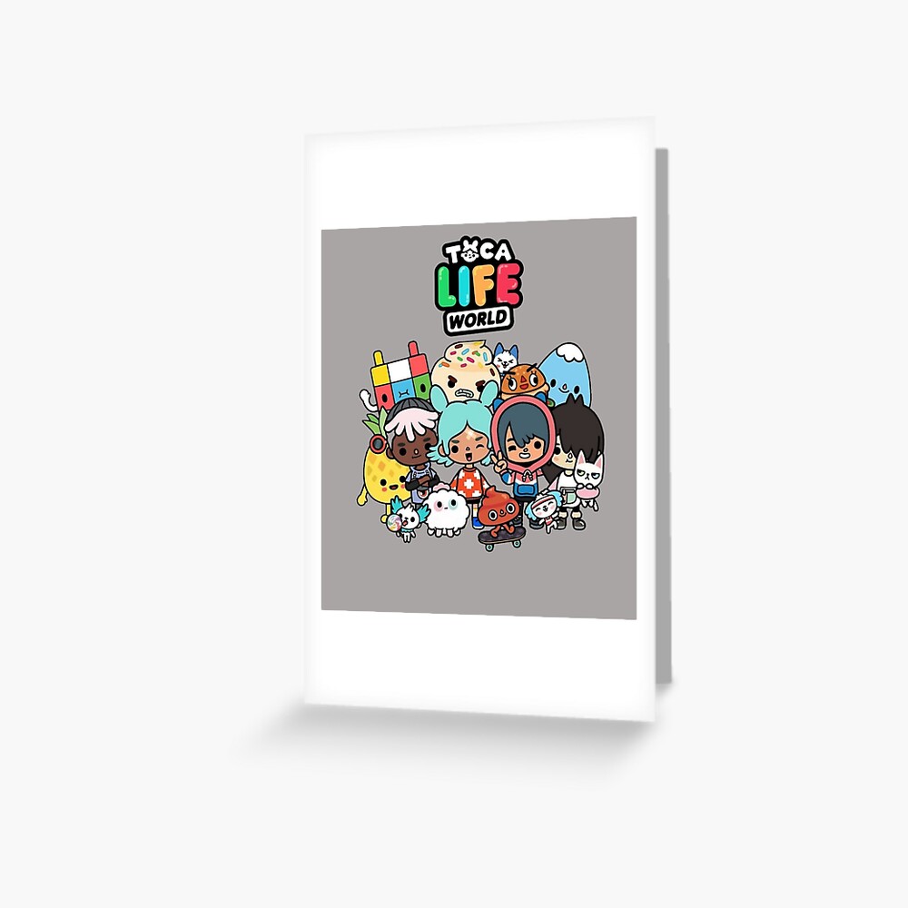"Toca Boca Toca Boca 2021 Toca Life World" Greeting Card by kidsweb ...
