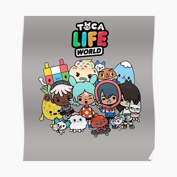 Póster «Toca Boca Toca Boca 2021 Toca Vida Mundo» de kidsweb | Redbubble