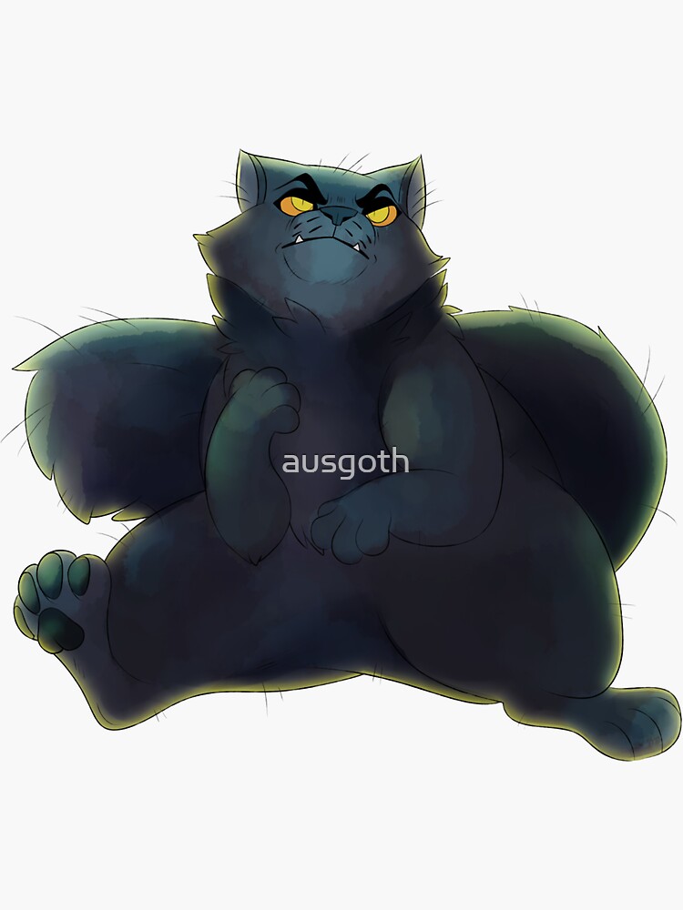 "Grumpy Yellowfang" Sticker for Sale by ausgoth | Redbubble