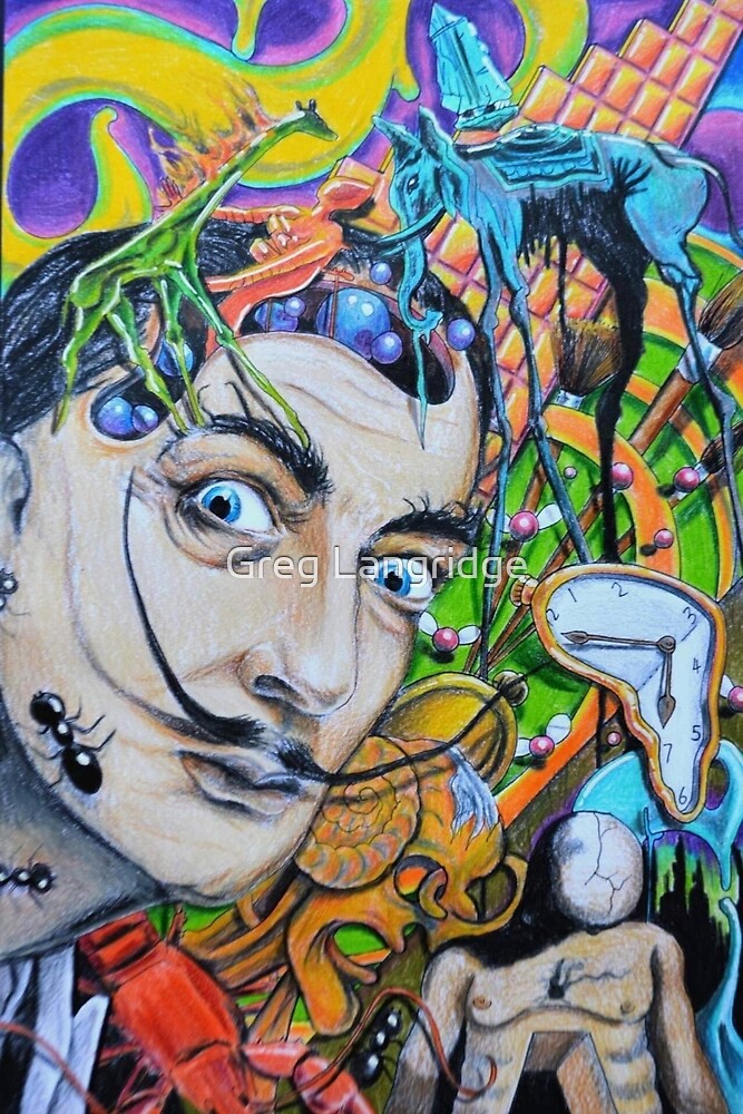 "Dahli Dreaming" by Greg Langridge | Redbubble