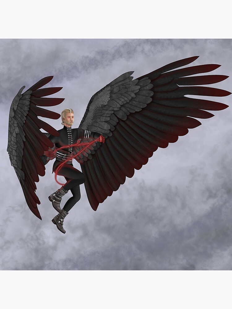 "Winged character" Poster for Sale by omar-alsayed52 | Redbubble