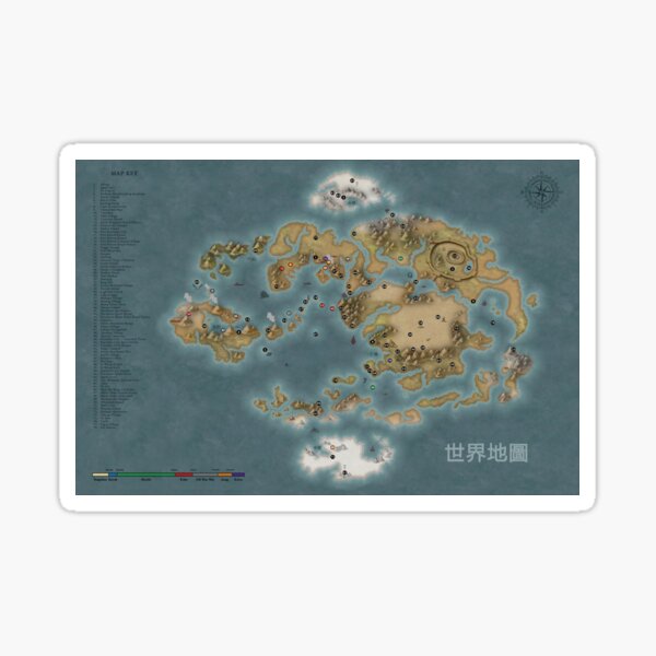 "Avatar World Map" Sticker for Sale by PachaRM | Redbubble