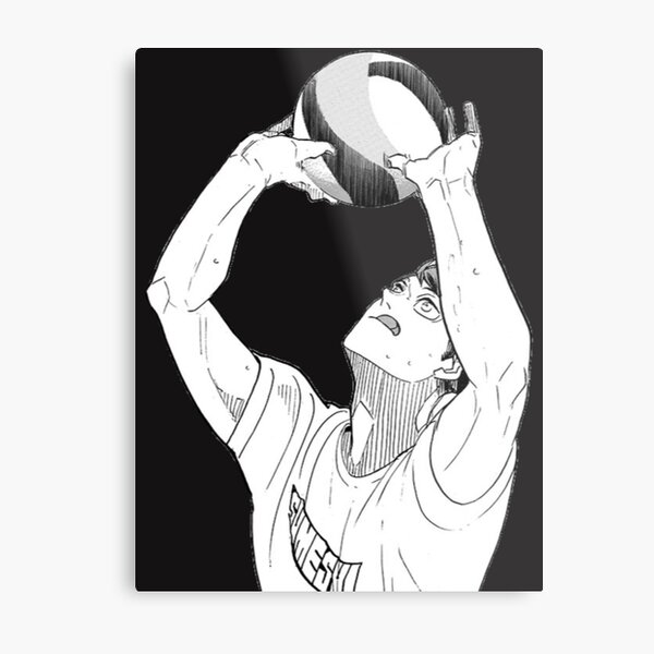 "Oikawa Setting Haikyuu Timeskip Manga Cap " Metal Print for Sale by ...