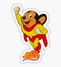 Mighty Mouse Stickers | Redbubble