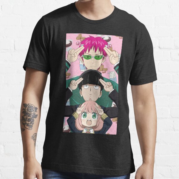 "Anya Forger Saiki K Mob Psycho Psychic Trio" T-shirt for Sale by ...