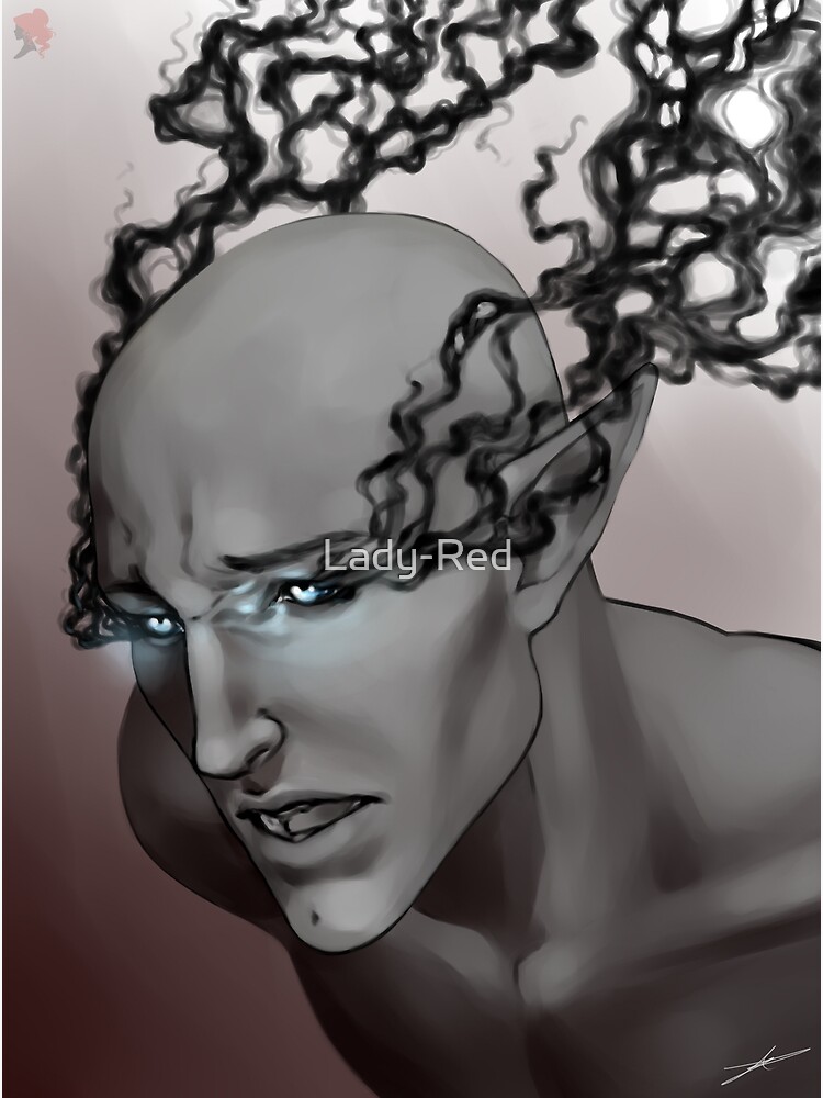 "Solas - Demons" Art Print by Lady-Red | Redbubble