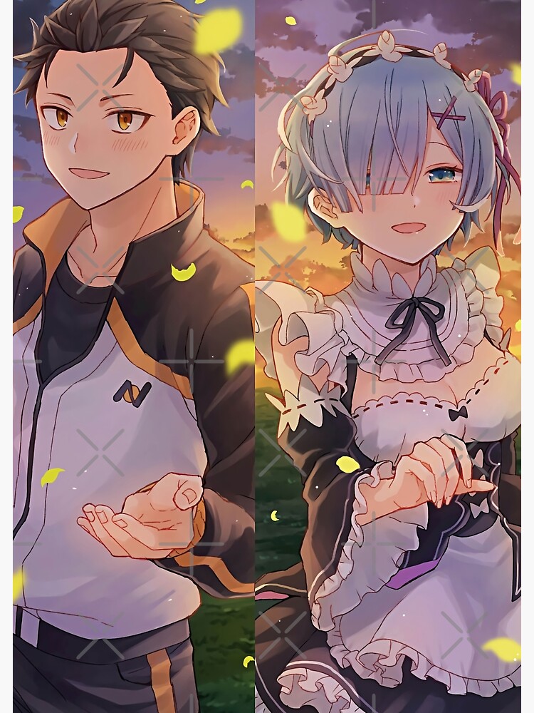 "Natsuki Subaru Re Zero Drawing For Otaku" Poster for Sale by ...