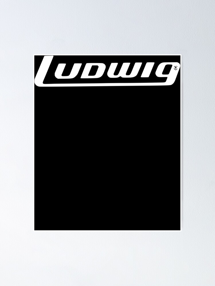 "Ludwig Logo " Poster for Sale by sheliaconley | Redbubble
