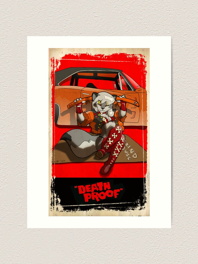 ""death proof"" Art Print for Sale by TehBurningDonut | Redbubble