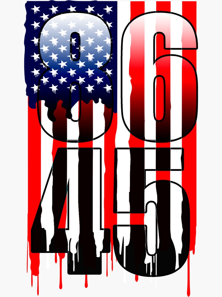 "8645 design " Sticker for Sale by BigGeekTeesJax | Redbubble