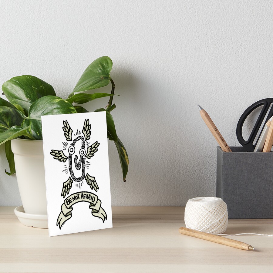 "Cursed Nostalgia - Biblically Accurate Clippy" Art Board Print by ...