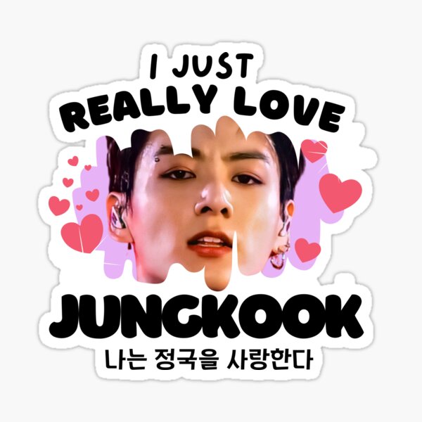 "BTS ARMY Jungkook Bias Hottie" Sticker by shiminee | Redbubble