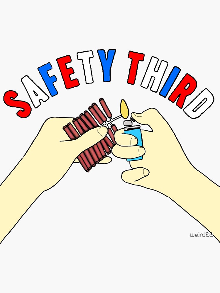 "Safety third fourth 4th of July fireworks firecrackers missing finger ...