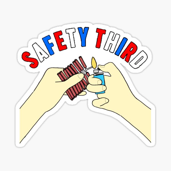 "Safety third fourth 4th of July fireworks firecrackers missing finger ...