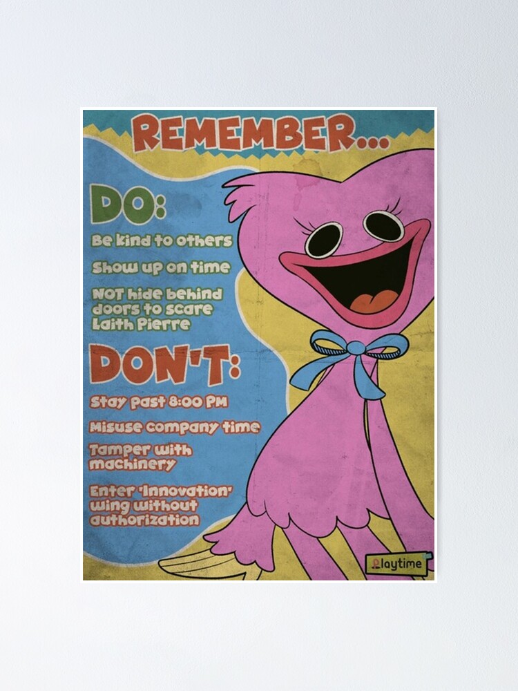 "Huggy Wuggy Poster minimalist" Poster by amoslemos | Redbubble