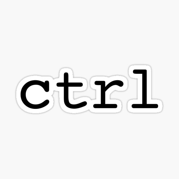 "ctrl sza" Sticker for Sale by clarpel | Redbubble