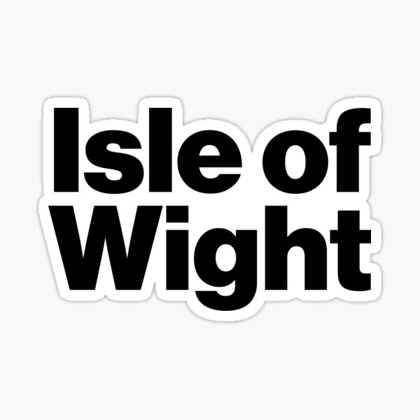 "Isle of Wight" Sticker by Press82 | Redbubble