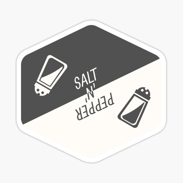 "Salt N' Pepper" Sticker by alfredomartins | Redbubble