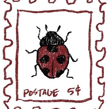 "Ladybug Stamp" Sticker for Sale by paigeswope | Redbubble
