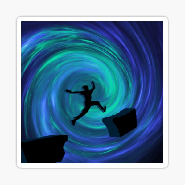 "Jumper" Sticker for Sale by PulseObsidian | Redbubble