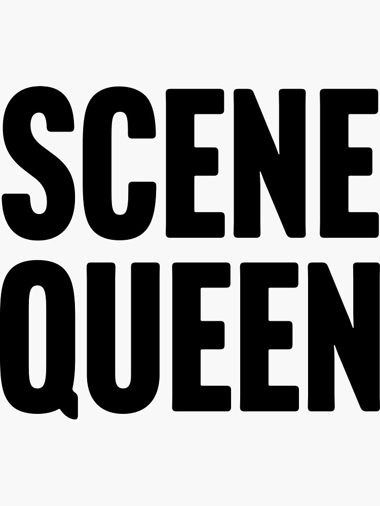 "Scene Queen" Sticker by Press82 | Redbubble