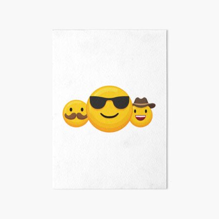 "Chill Smiley Face" Art Board Print by blessingboy | Redbubble