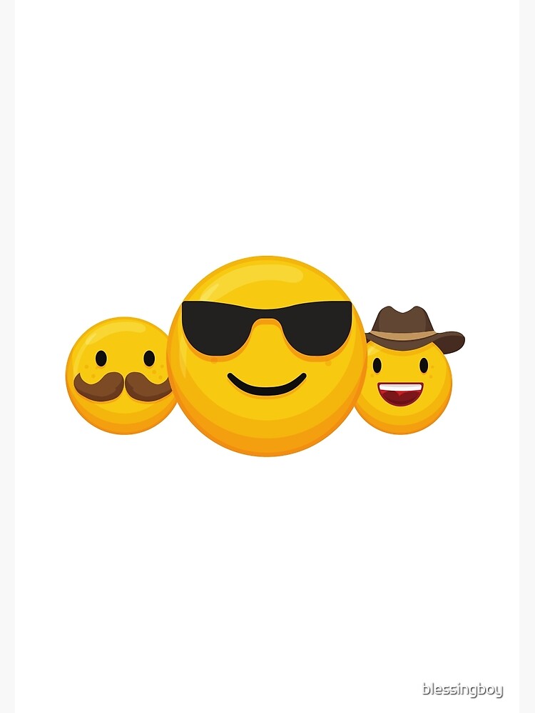 "Chill Smiley Face" Poster for Sale by blessingboy | Redbubble