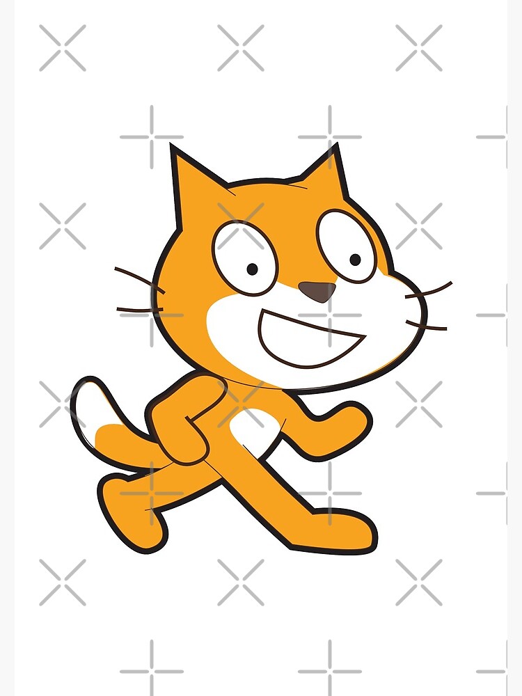 "scratch cat logo" Spiral Notebook for Sale by yourgeekside | Redbubble