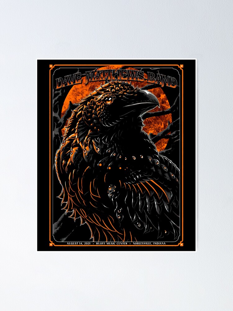 "DMB Show Poster Noblesville" Poster for Sale by Mattieunique | Redbubble