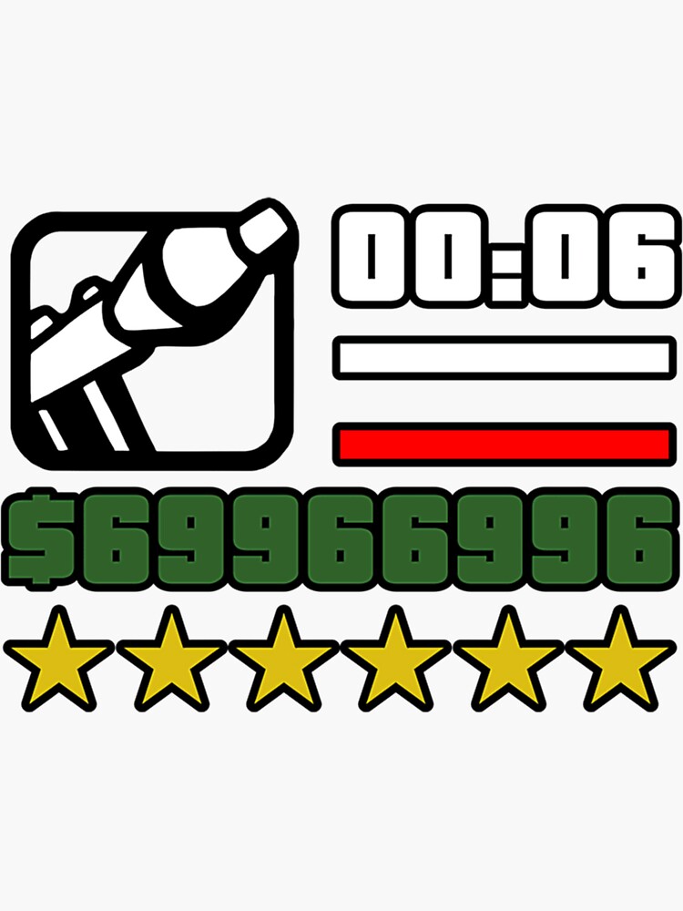 "GTA GTA GTA game Essential " Sticker for Sale by bosiozent4h | Redbubble