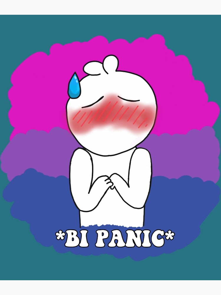 "BI PANIC " Poster for Sale by xCrimsonBlazex | Redbubble