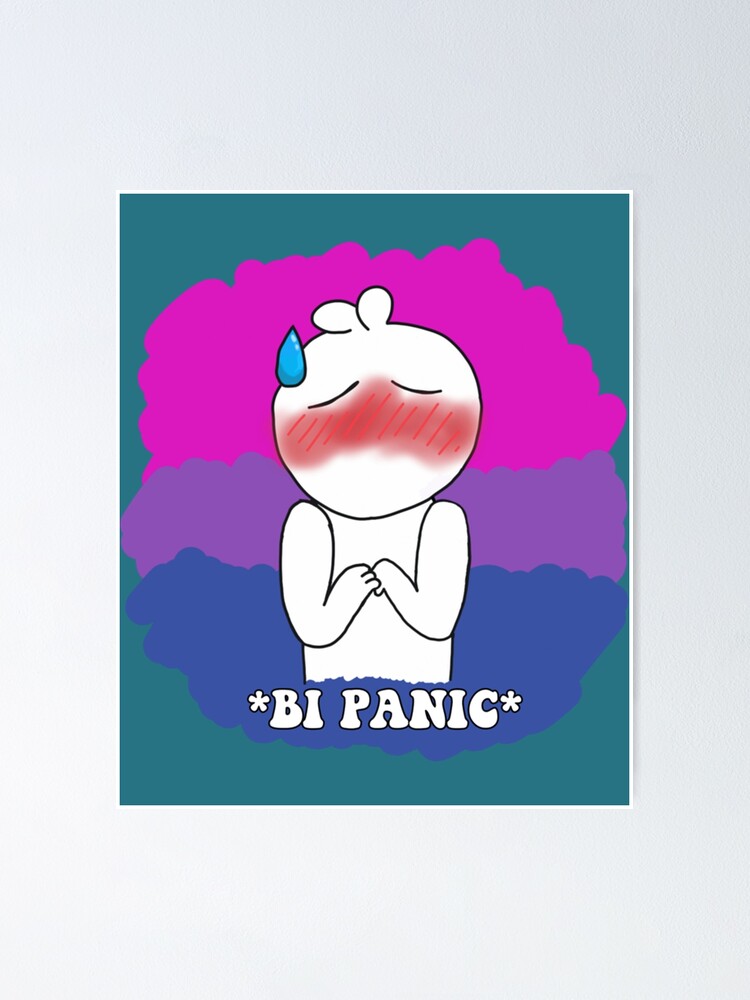 "BI PANIC " Poster for Sale by xCrimsonBlazex | Redbubble