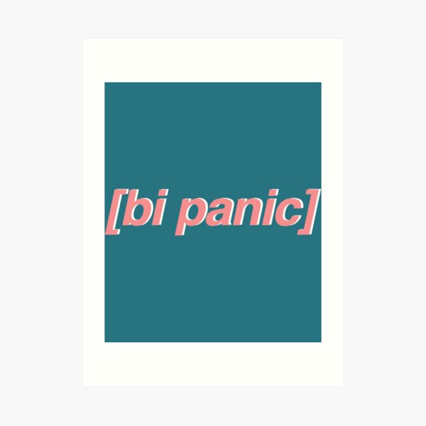 "Bi Panic - Heartstopper Lockscreen Long" Art Print for Sale by ...