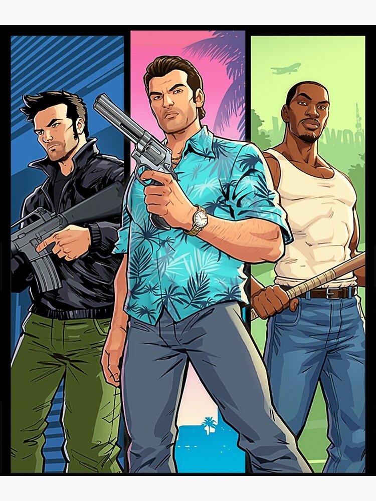 "GTA GTA GTA GTA GTA GTA GTA GTA Essential " Art Print for Sale by ...