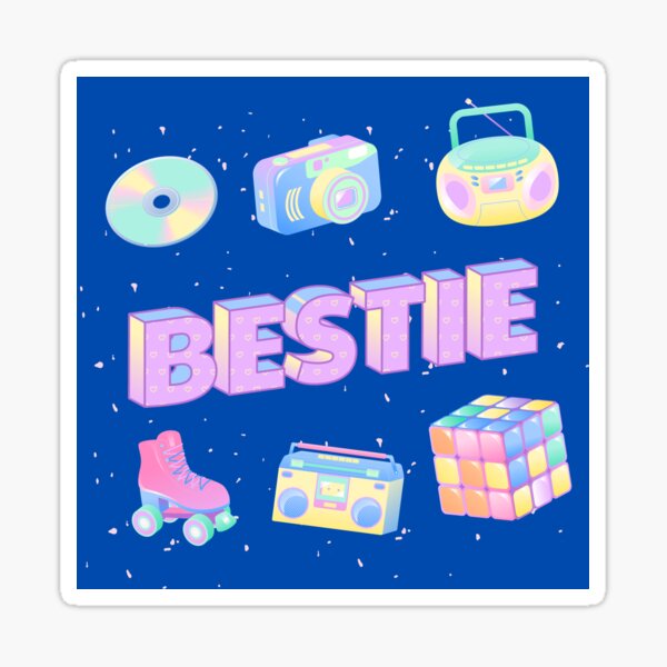 "Besties" Sticker for Sale by ZairaMora | Redbubble