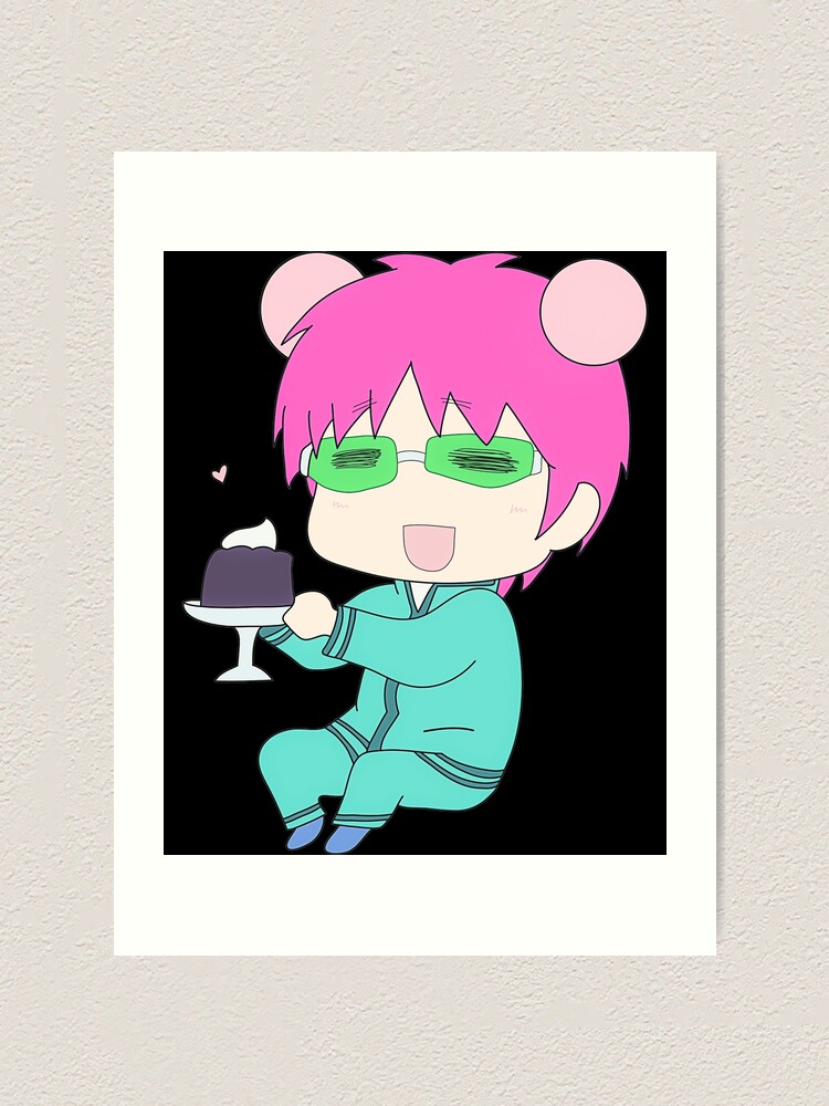 "The Disastrous Life Of Saiki K Saiki and Coffee Jelly" Art Print for ...