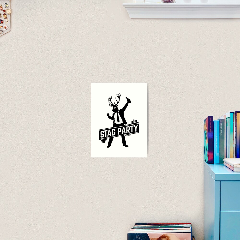 "Stag Party / Bachelor Party" Art Print for Sale by MrFaulbaum | Redbubble