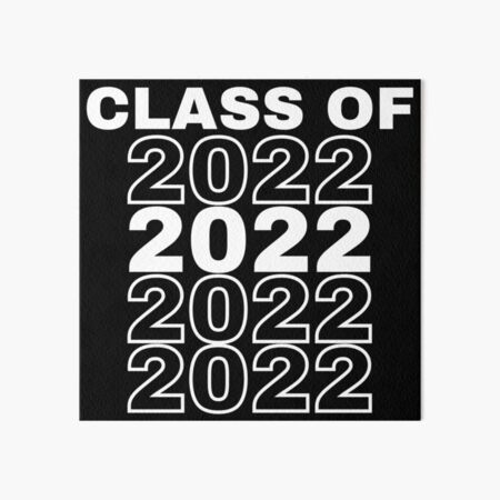 "Class Of 2022. Simple Typography Black Graduation 2022 Design." Art ...