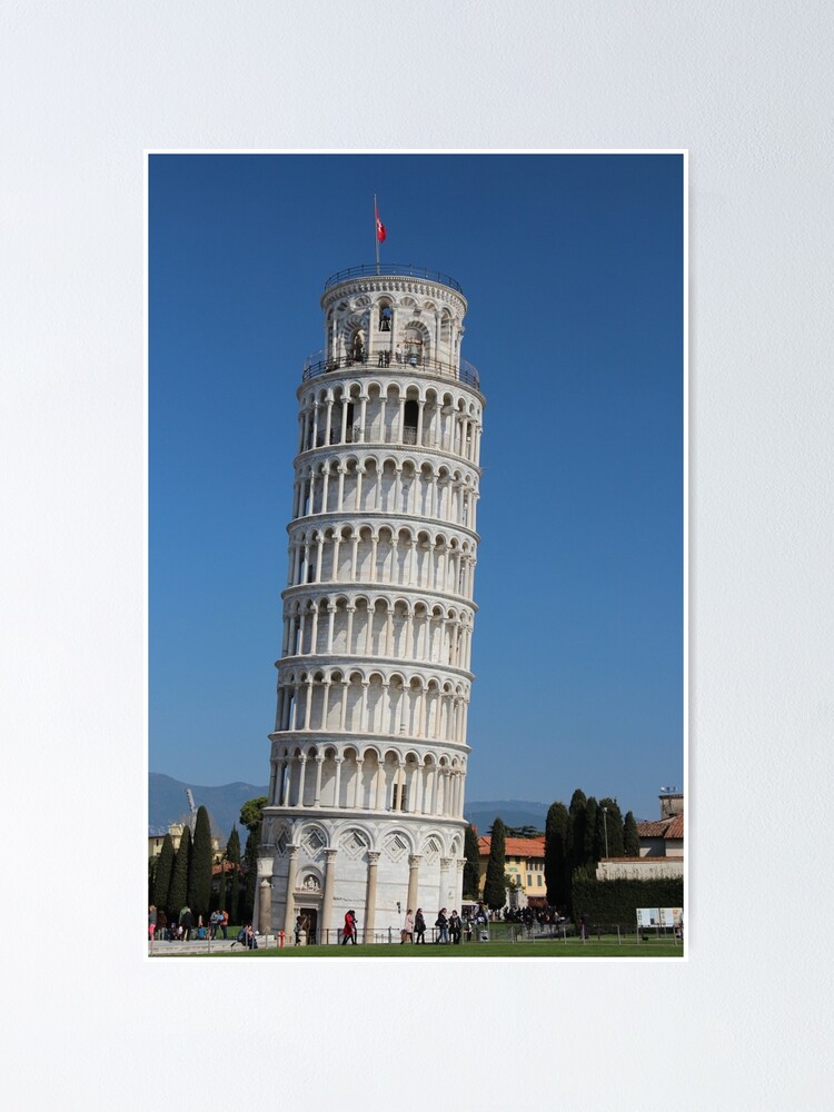 "Leaning Tower of Pisa" Poster by MelTho | Redbubble