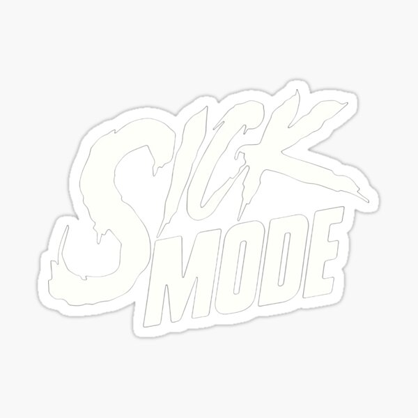 "Sickmode" Sticker for Sale by sherrinehiggins | Redbubble