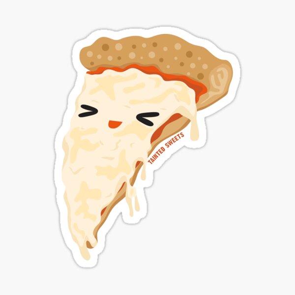 "Slice-O-Cheese Sticker" Sticker for Sale by TaintedSweets | Redbubble