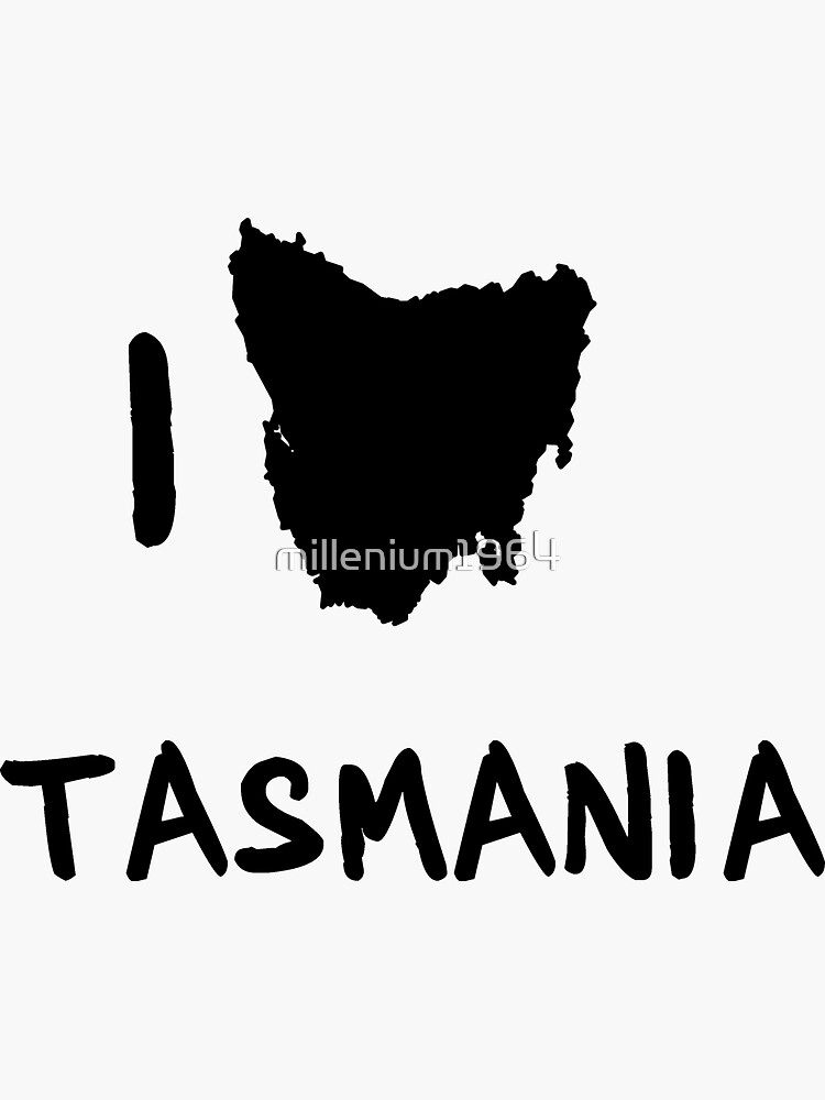 "Tasmania" Sticker by millenium1964 | Redbubble